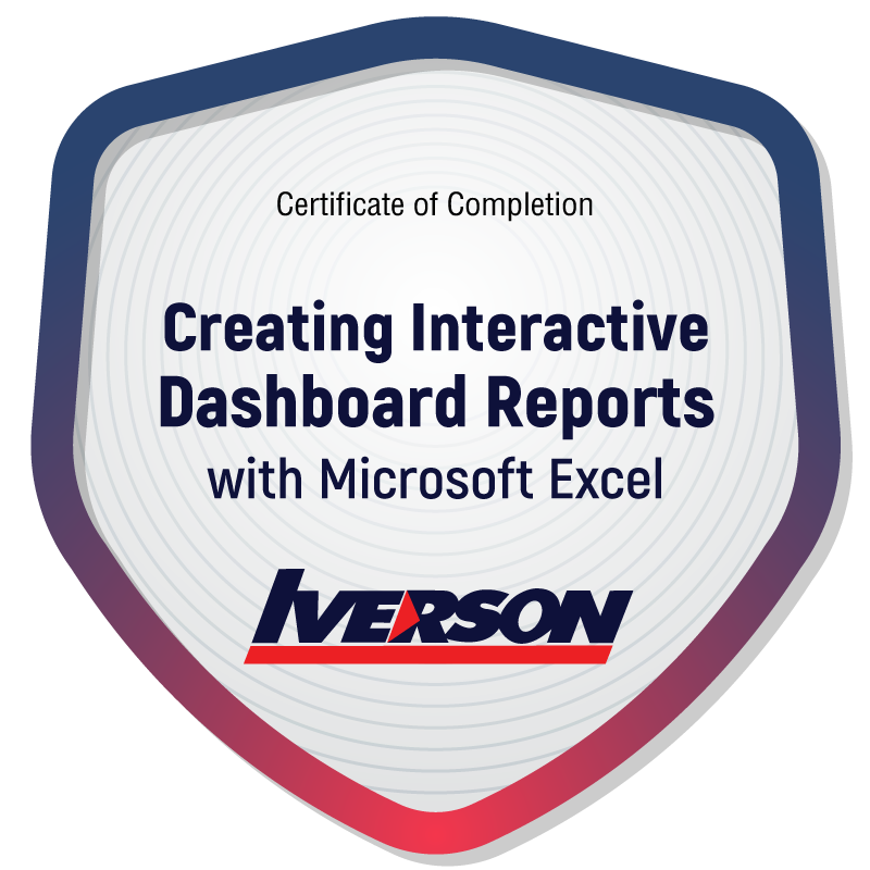 Creating Interactive Dashboard Reports with Microsoft Excel - Credly