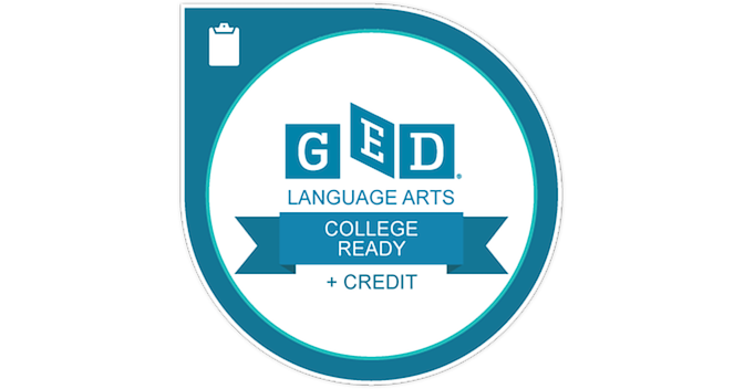 GED® Reasoning through Language Arts College Ready + Credit - Credly