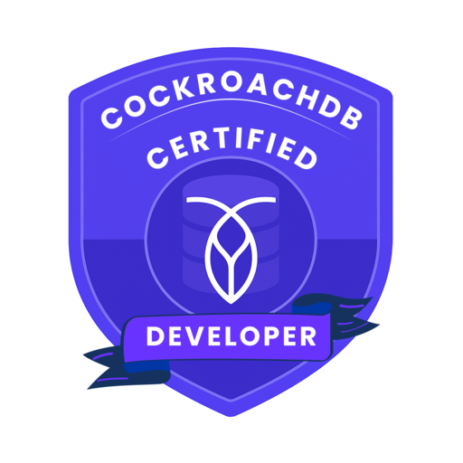 CockroachDB Certified Developer - Credly