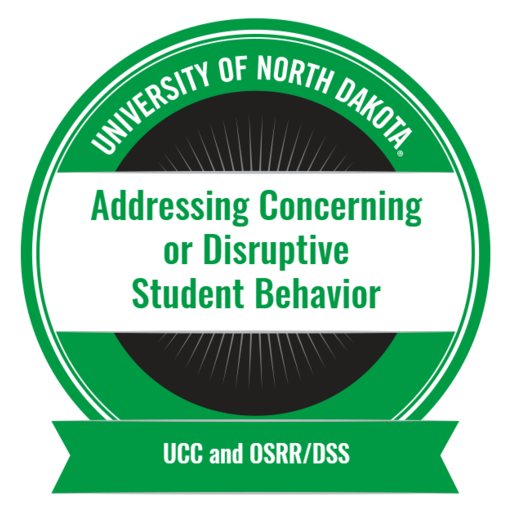 Addressing Concerning or Disruptive Student Behavior - Credly