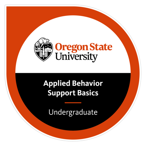 Applied Behavior Support Basics - Credly
