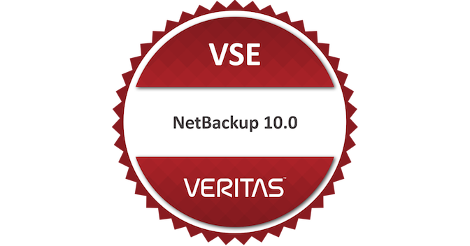 VSE Veritas NetBackup 10.0 - Credly