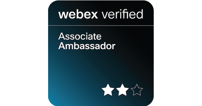 Webex Associate Ambassador - IT Admin - Credly