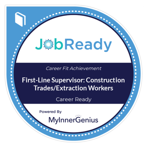First-Line Supervisor: Construction Trades/Extraction Workers - Credly