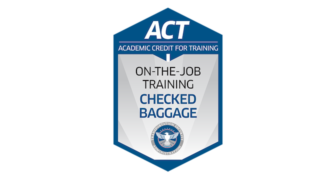 On-the-Job Training: Checked Baggage - Credly