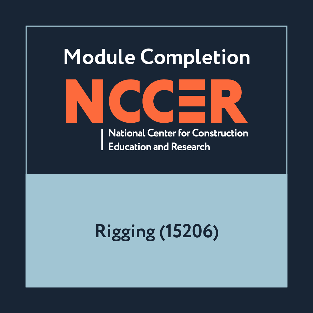 NCCER Rigging (15206) - Credly