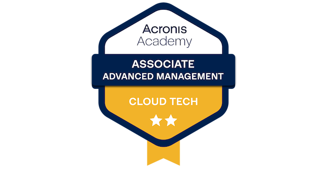 Cloud Tech Associate Advanced Management - Credly