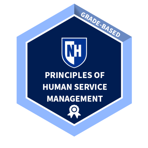 Principles of Human Service Management - Credly
