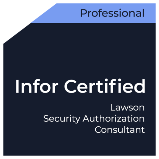 Infor Certified Lawson Security Authorization Consultant v10 - Credly