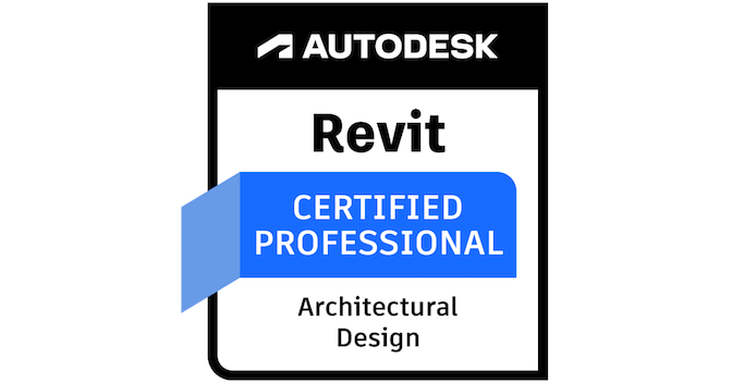 Autodesk Certified Professional in Revit for Architectural Design - Credly