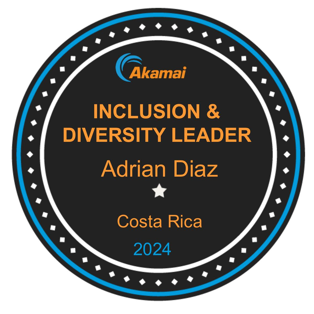 Akamai CR - Pillar Leader - Diversity & Inclusion - Credly
