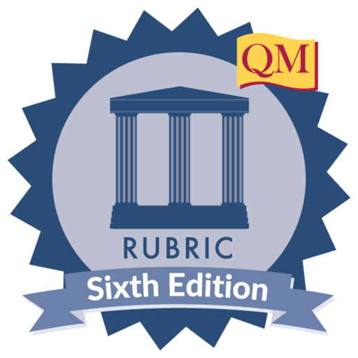 Applying the QM Rubric, Sixth Edition for Higher Education - Credly