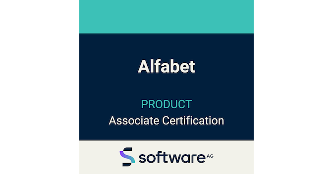 Software AG Certified Alfabet Associate - Credly
