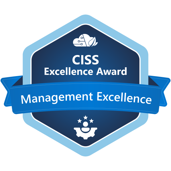 CISS Excellence Award: Management Excellence - Credly