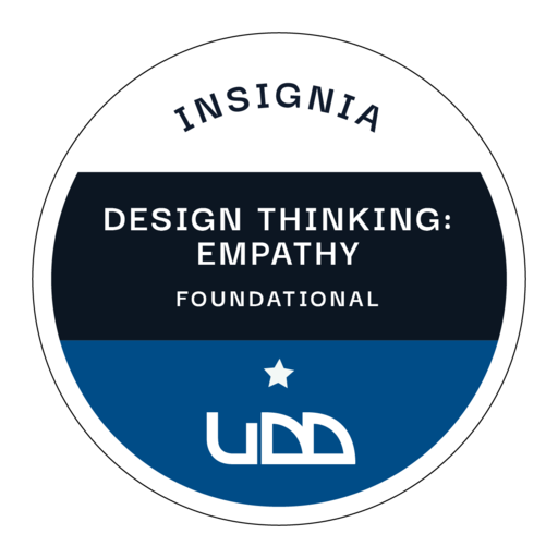 Design Thinking: Empathy - Credly
