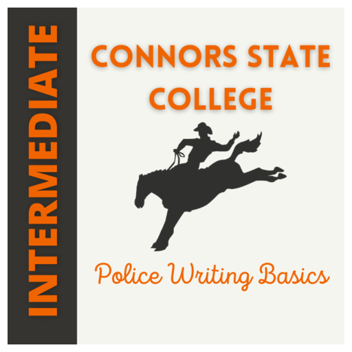 Police Writing Basics - Intermediate - Credly