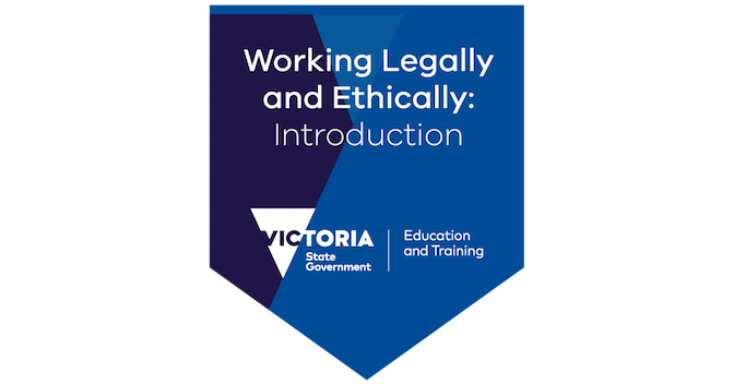Introduction to working legally and ethically - Credly