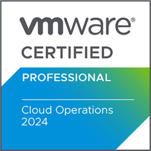 VMware Certified Professional - Cloud Operations 2024 - Credly
