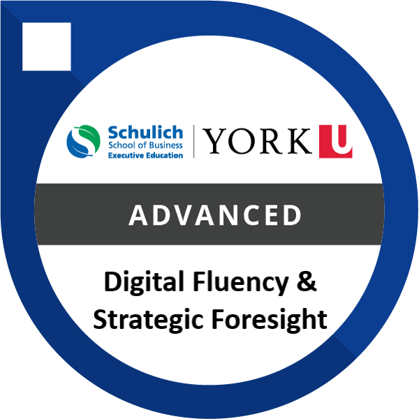 Digital Fluency & Strategic Foresight - Credly