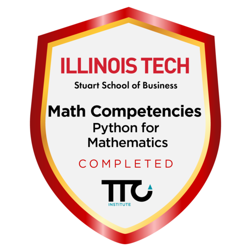 IIT/TTC Math Competencies: Python for Mathematics - Credly