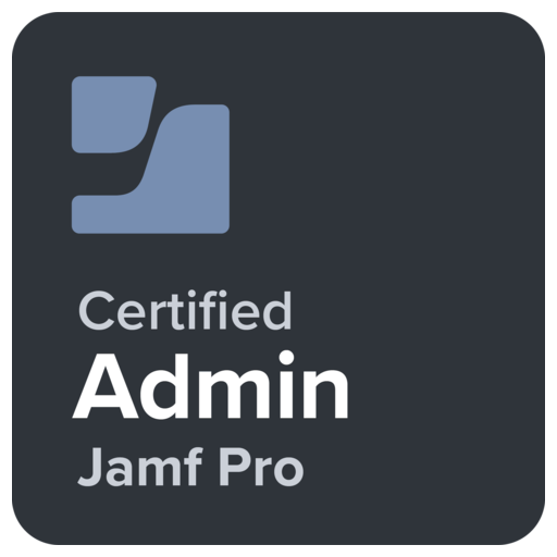 Jamf Certified Admin - Jamf Pro - Credly
