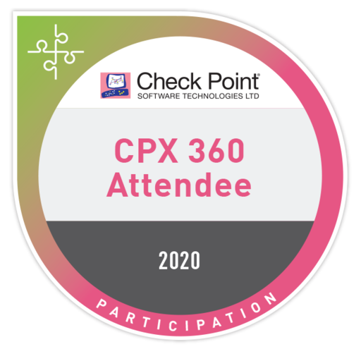 Check Point Experience (CPX 360) 2020 Attendee - Credly