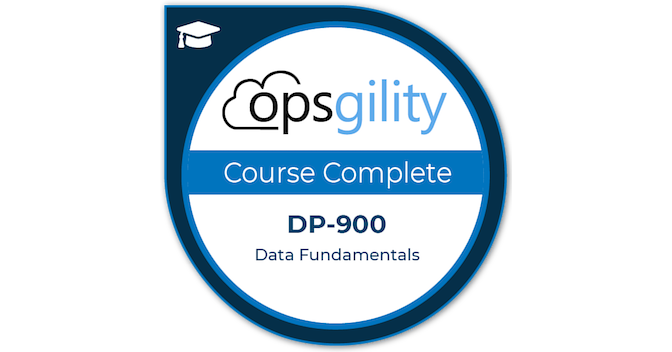 1-day Data Fundamentals (DP-900) - Credly