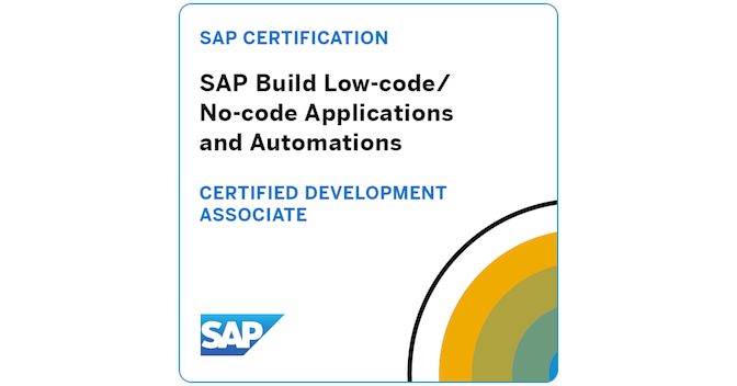 SAP Certified Citizen Developer Associate - SAP Build Low-code/No-code Applications and ...