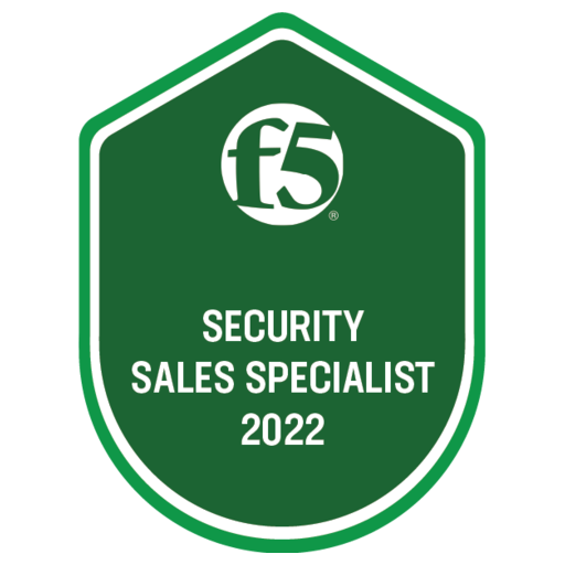 F5 Security Sales Specialist - Credly