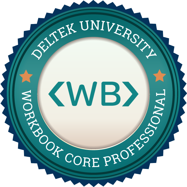 WorkBook Core Certification Exam - Credly