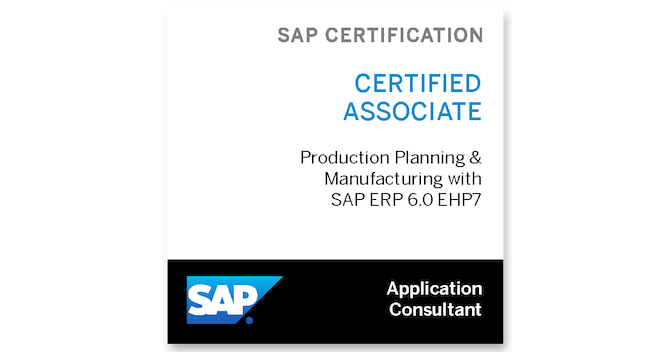 SAP Certified Application Associate - Production Planning ...