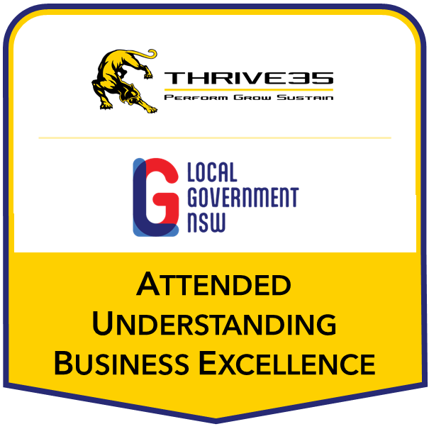 LGNSW & Thrive35 Understanding Business Excellence - Attended - Credly
