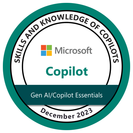 Achieve New Heights with Microsoft Gen AI, Copilot Mega Event—Participant - Credly