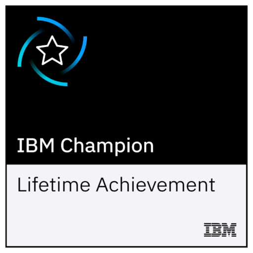 IBM Champion - Lifetime Achievement - Credly