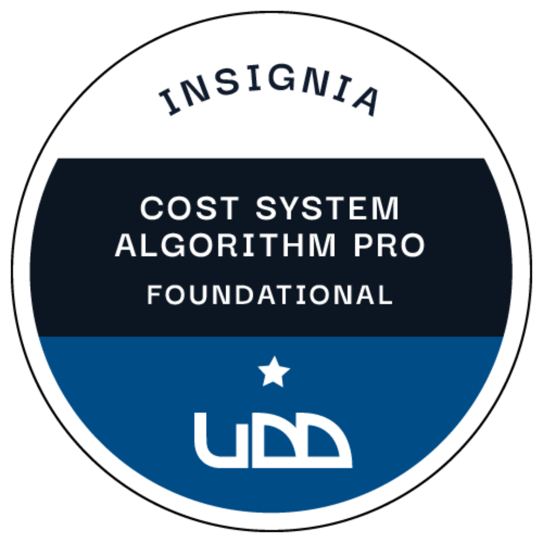 Cost System Algorithm Pro - Credly