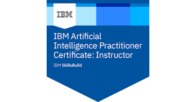 IBM Artificial Intelligence Practitioner Certificate: Instructor V2 ...