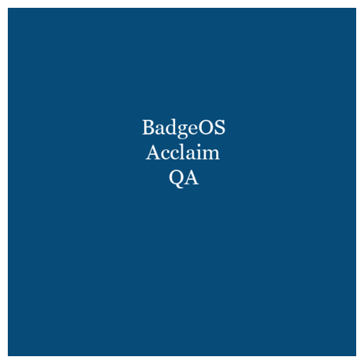 BadgeOS Acclaim QA - Credly
