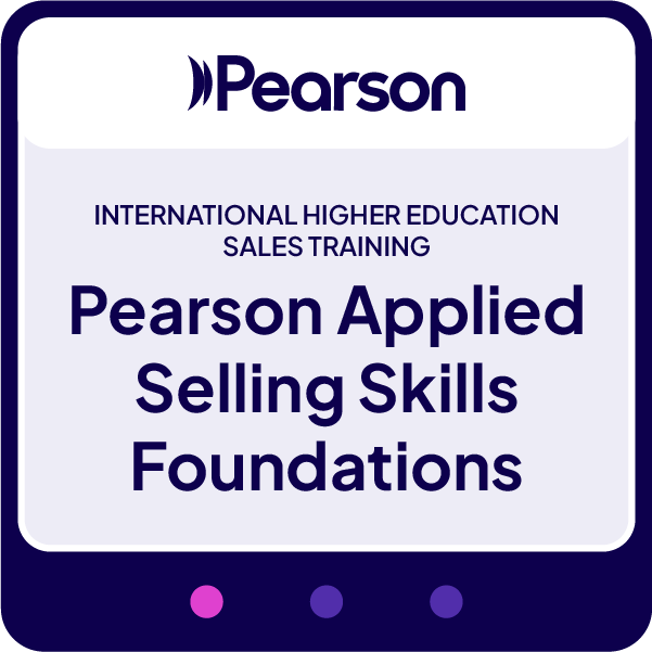 Pearson Applied Selling Skills Foundations - Credly