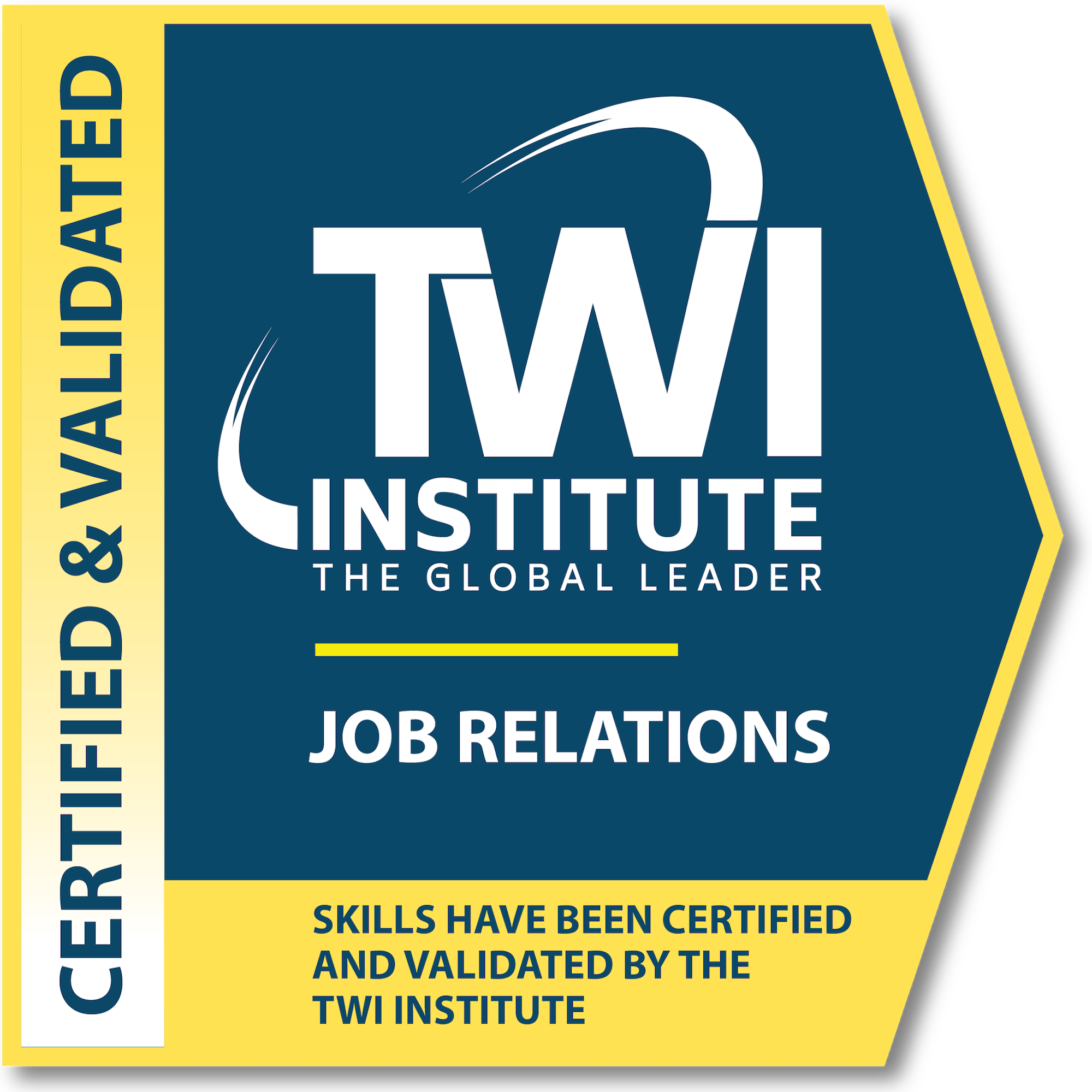 TWI Institute Certified & Validated JR Trainer - Credly