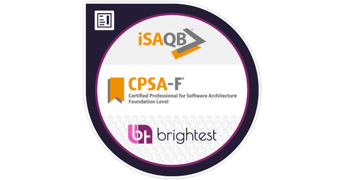 iSAQB - Certified Professional for Software Architecture, Foundation Level (CPSA-F) - Credly