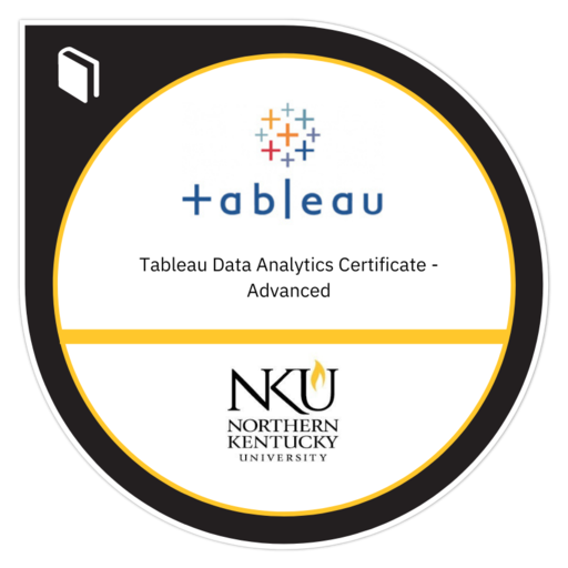 Advanced Tableau Data Analytics Certificate from Northern Kentucky ...