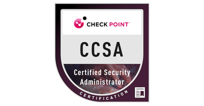 Check Point Certified Security Administrator CCSA R80 - Credly
