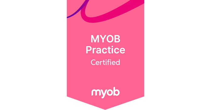 MYOB Practice certified - Credly