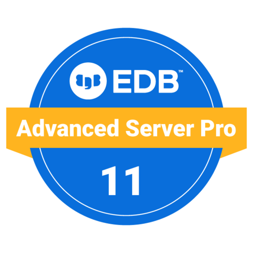 EDB Certified Professional - Postgres Advanced Server 11 - Credly