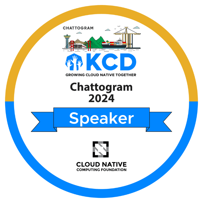 Speaker: KCD Chattogram 2024 - Credly