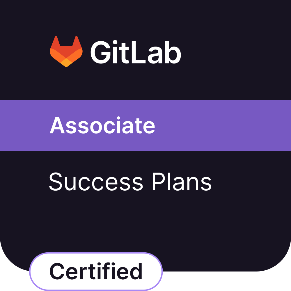 Gitlab Success Plans Verified Associate Credly