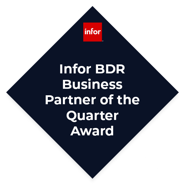 Infor BDR: Business Partner of the Quarter Award - Credly
