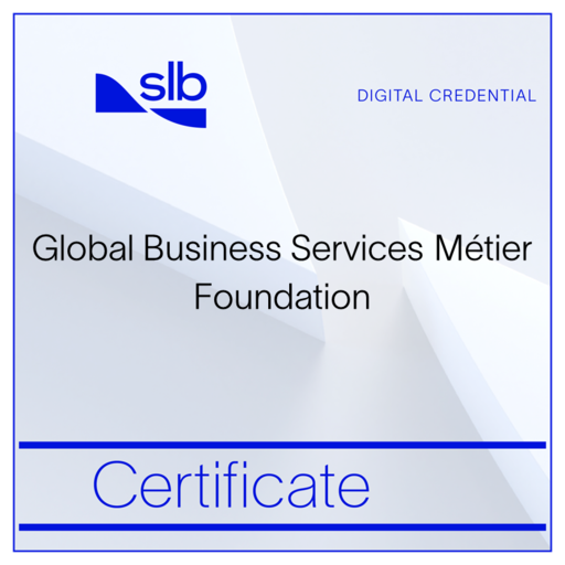 Global Business Services (GBS) Métier Foundation Certificate - Credly