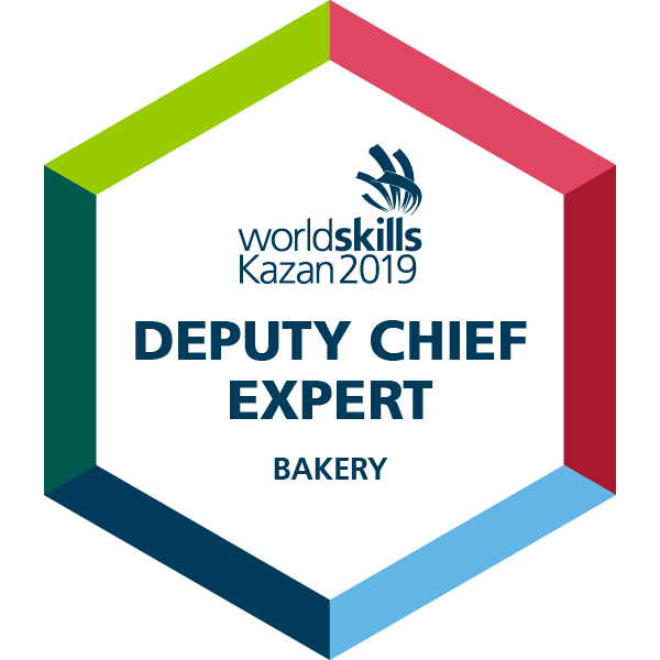 WorldSkills Kazan 2019 - Deputy Chief Expert - Bakery - Credly