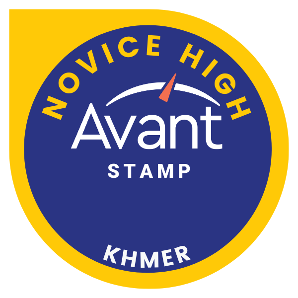 Avant Khmer Proficiency Test in Speaking and Writing: Novice/High (v.1 ...